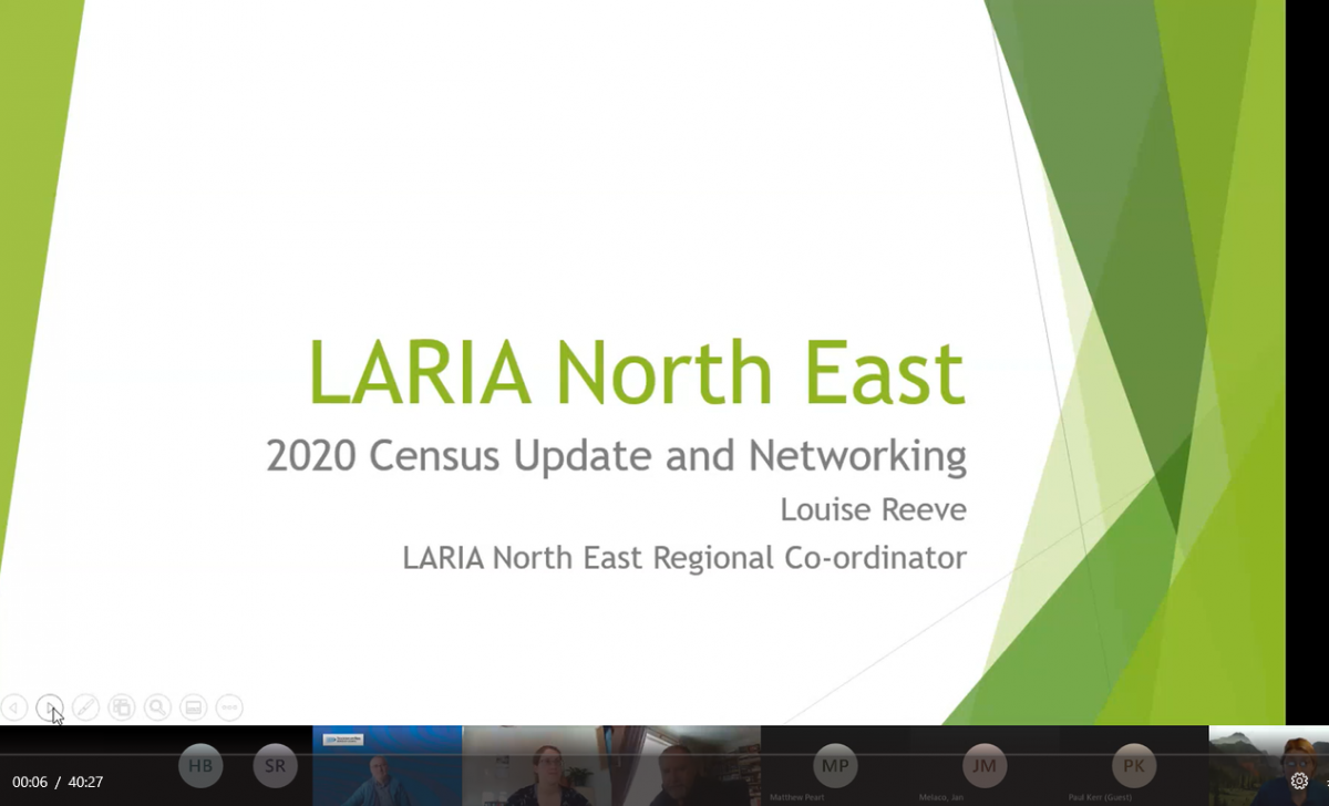 LARIA North East 1 December Event Write Up - LARIA - Local Area ...
